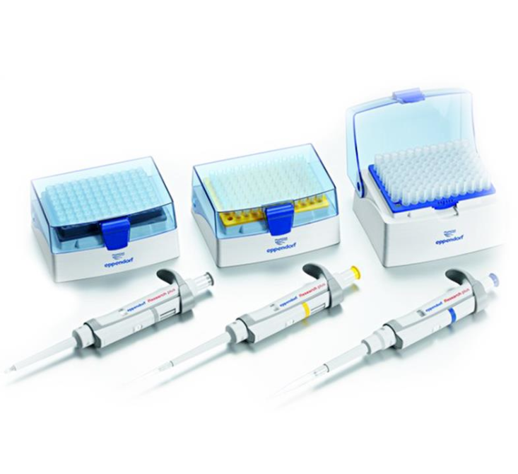 Eppendorf Research plus Standard Automatic Pipette Set Complete with 0. ...